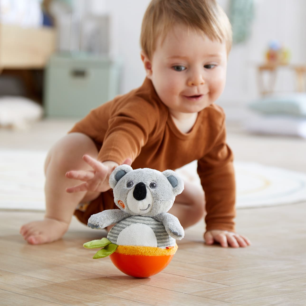 HABA Cars Autorennbahn aus recyceltem Holz für Kinder ab 2