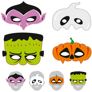Halloween Masken basteln » HABA
