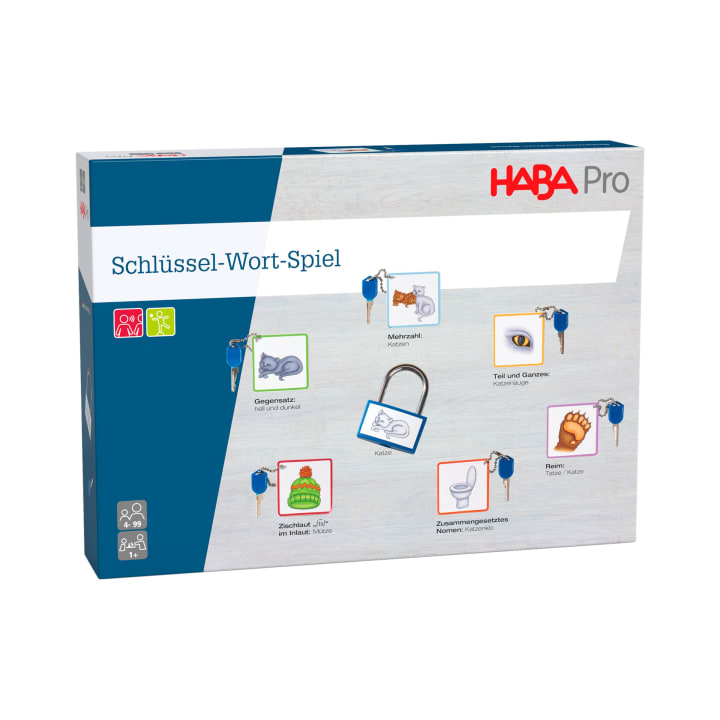 HABA Pro Schlüssel-Wort-Spiel, 41-teilig | HABA-Pro