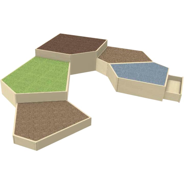 Podest-Kombination Kindergarten 3, 5-teilig | HABA-Pro