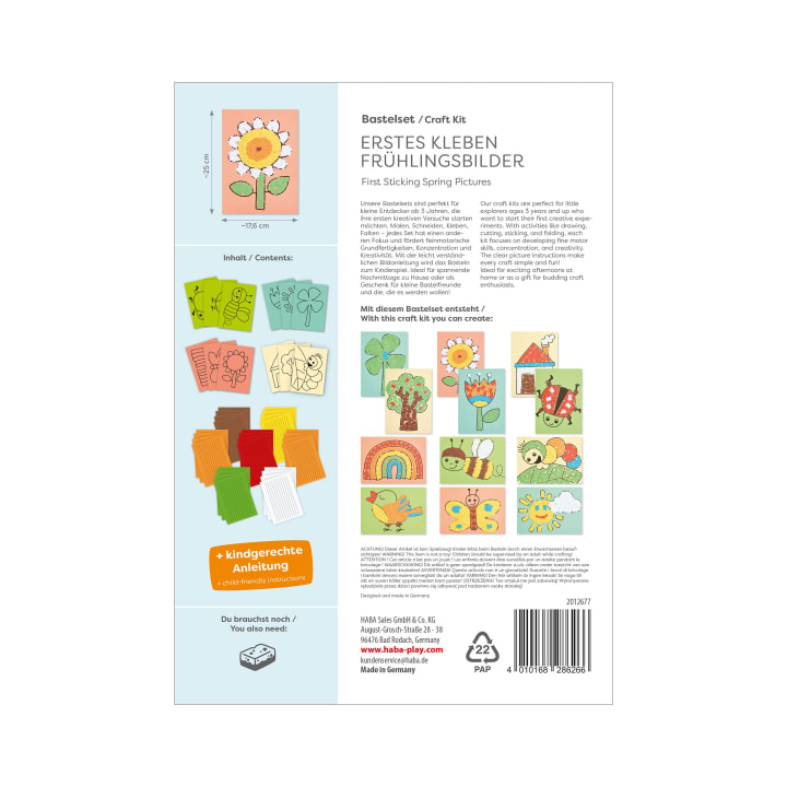 Sachenmacher – Erstes Kleben Frühlingsbilder Bastelset online kaufen ...