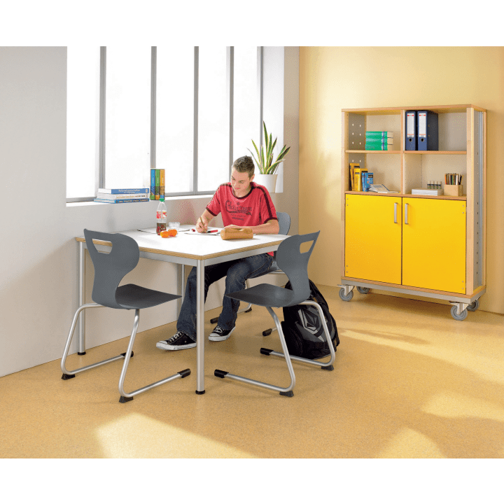 Gleitkufenstuhl solit:sit® Swing, Modell A, Kunststoff-Schale, div ...